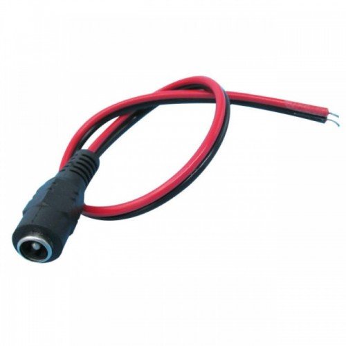 DC Jack Female Power Connector With Wire 5.5×2.1mm - eBhoot Electronics